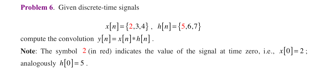 Solved Problem 6. ﻿Given discrete-time | Chegg.com