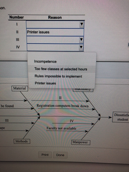 Solved Problem 6.10 - Bookmatch Construct a cause-and-effect | Chegg.com