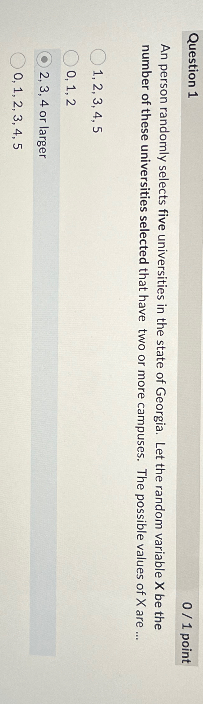 Solved Question 101 ﻿pointAn person randomly selects five | Chegg.com