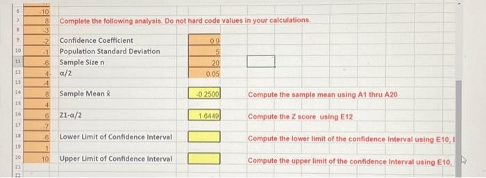 Solved Given the accompanying sample data, use Excel's | Chegg.com