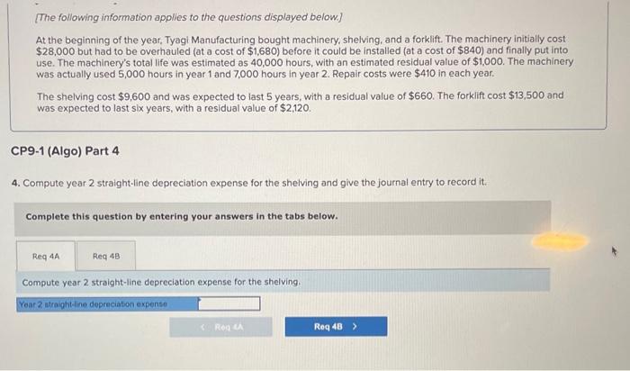 Solved required iniormation CP9-1 (Algo) Computing | Chegg.com