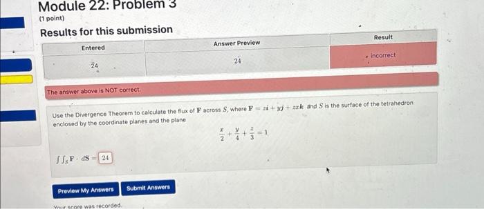 Solved Module 22: Problem 3 (1. point) F ...........thin | Chegg.com