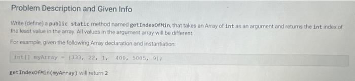 Solved Problem Description and Given Info Write (define) a | Chegg.com