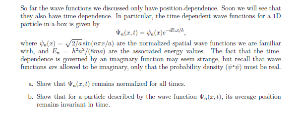 Solved So far the wave functions we discussed only have | Chegg.com