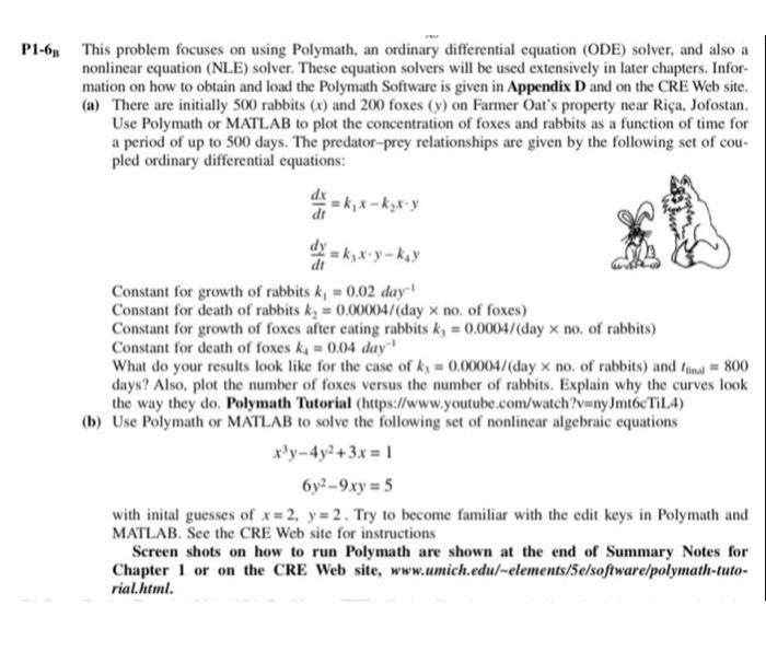 P1-68 This problem focuses on using Polymath, an | Chegg.com
