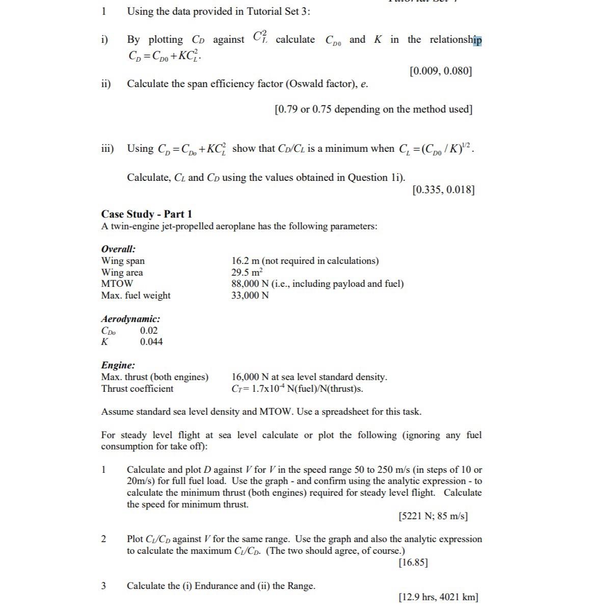 Solved 1 ﻿Using the data provided in Tutorial Set 3:i) ﻿By | Chegg.com