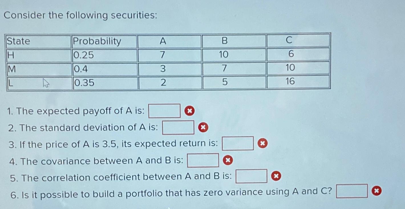 Solved Consider the following | Chegg.com