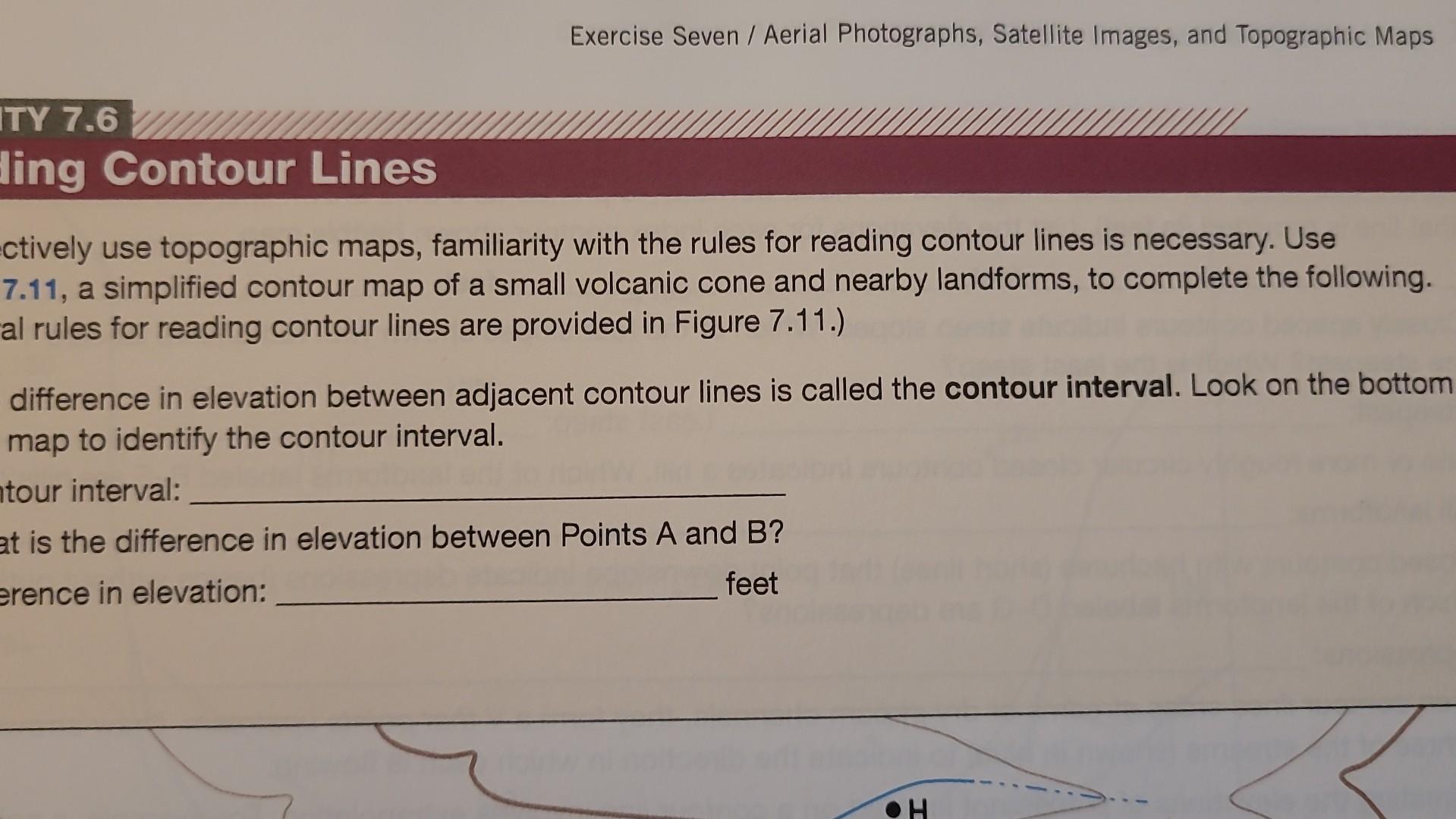 Exercise Seven / Aerial Photographs, Satellite | Chegg.com