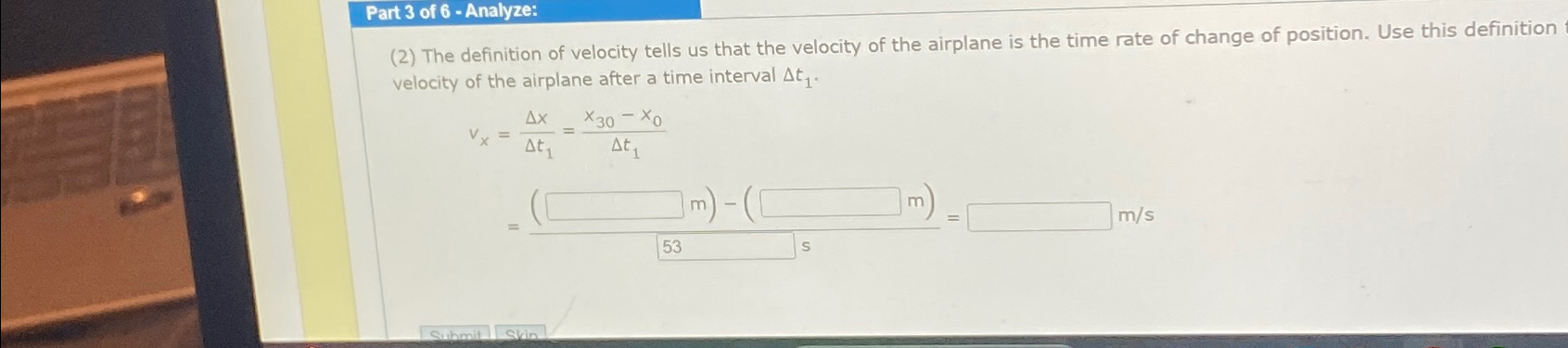 Solved Part 3 ﻿of 6 - ﻿Analyze:(2) ﻿The definition of | Chegg.com
