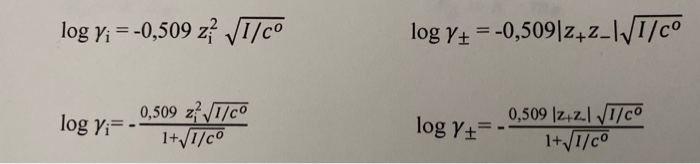Solved i have to calculate the acticity coefficient for ca2+ | Chegg.com
