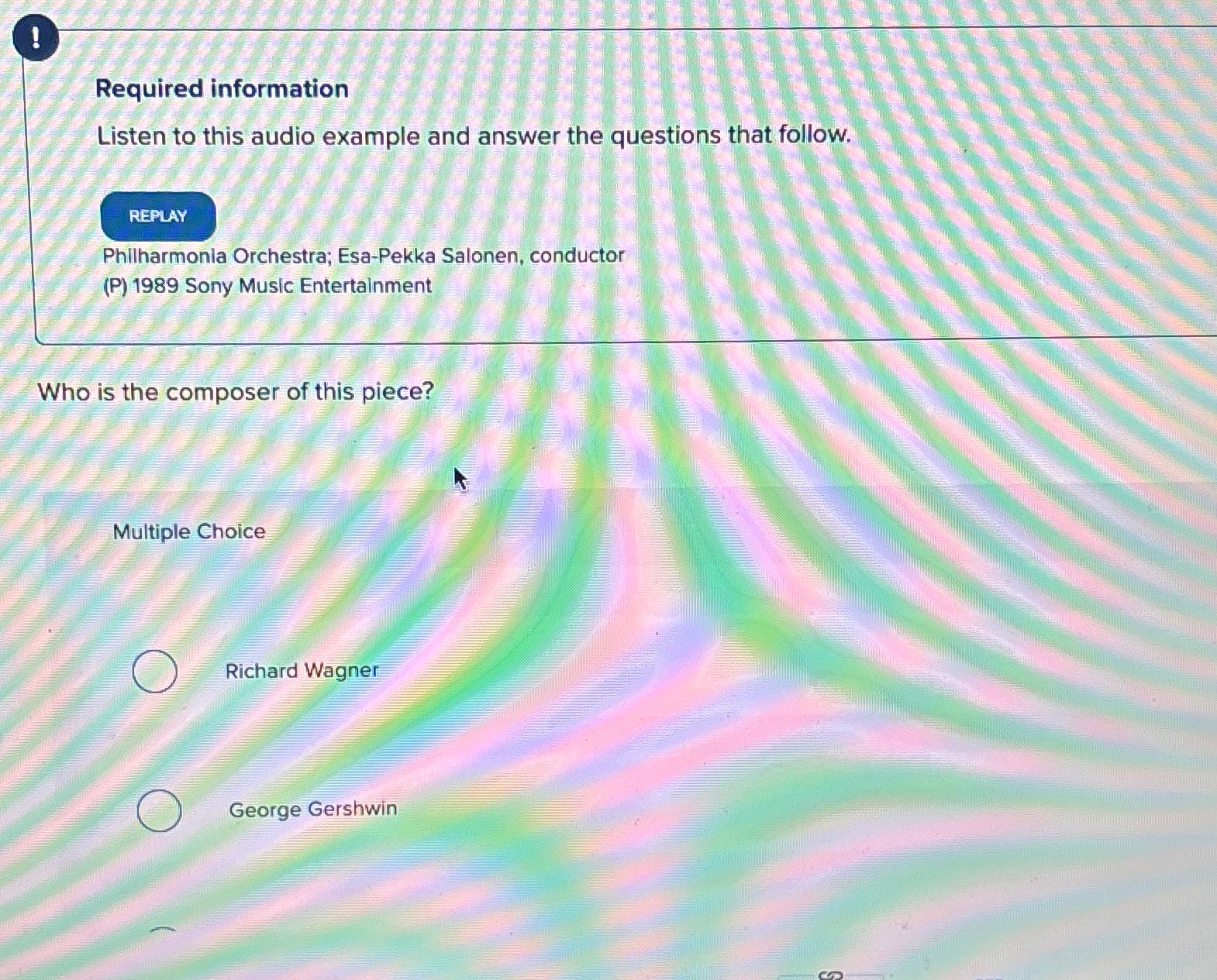 Solved !Required informationListen to this audio example and | Chegg.com