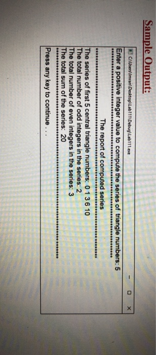Solved Problem Statement (Version : A triangular number or | Chegg.com