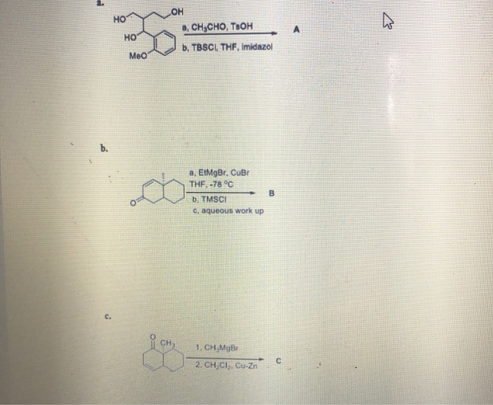 Solved Give the structures of the major product expected | Chegg.com