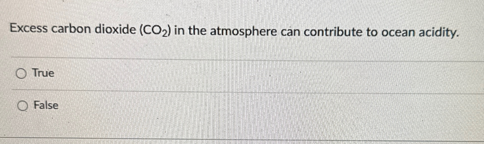 Solved Excess carbon dioxide (CO2) ﻿in the atmosphere can | Chegg.com