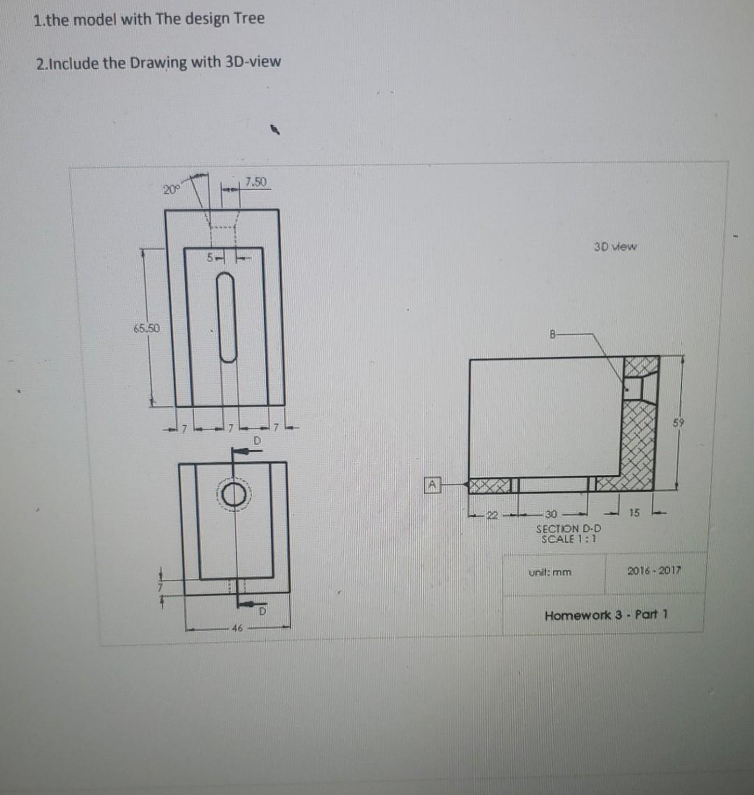 Solved I' m using solidworks. Please , I'm just confuse | Chegg.com