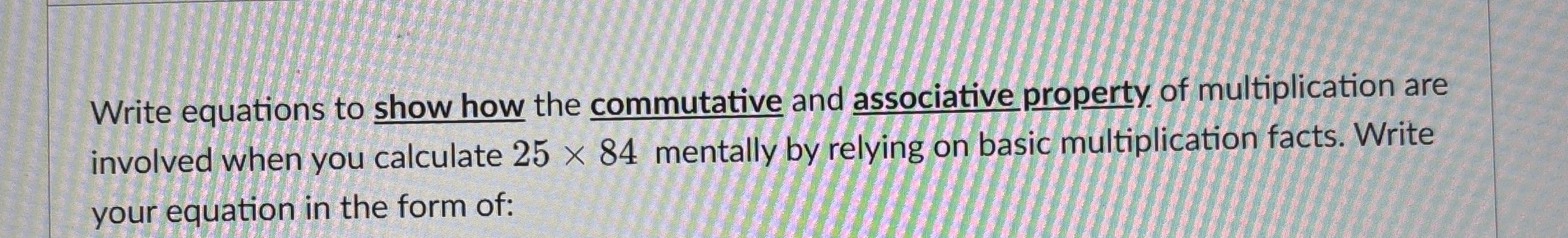 Solved Write equations to show how the commutative and | Chegg.com