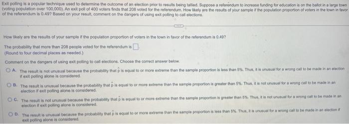 Solved Eot poling is a popular technique used to determine | Chegg.com