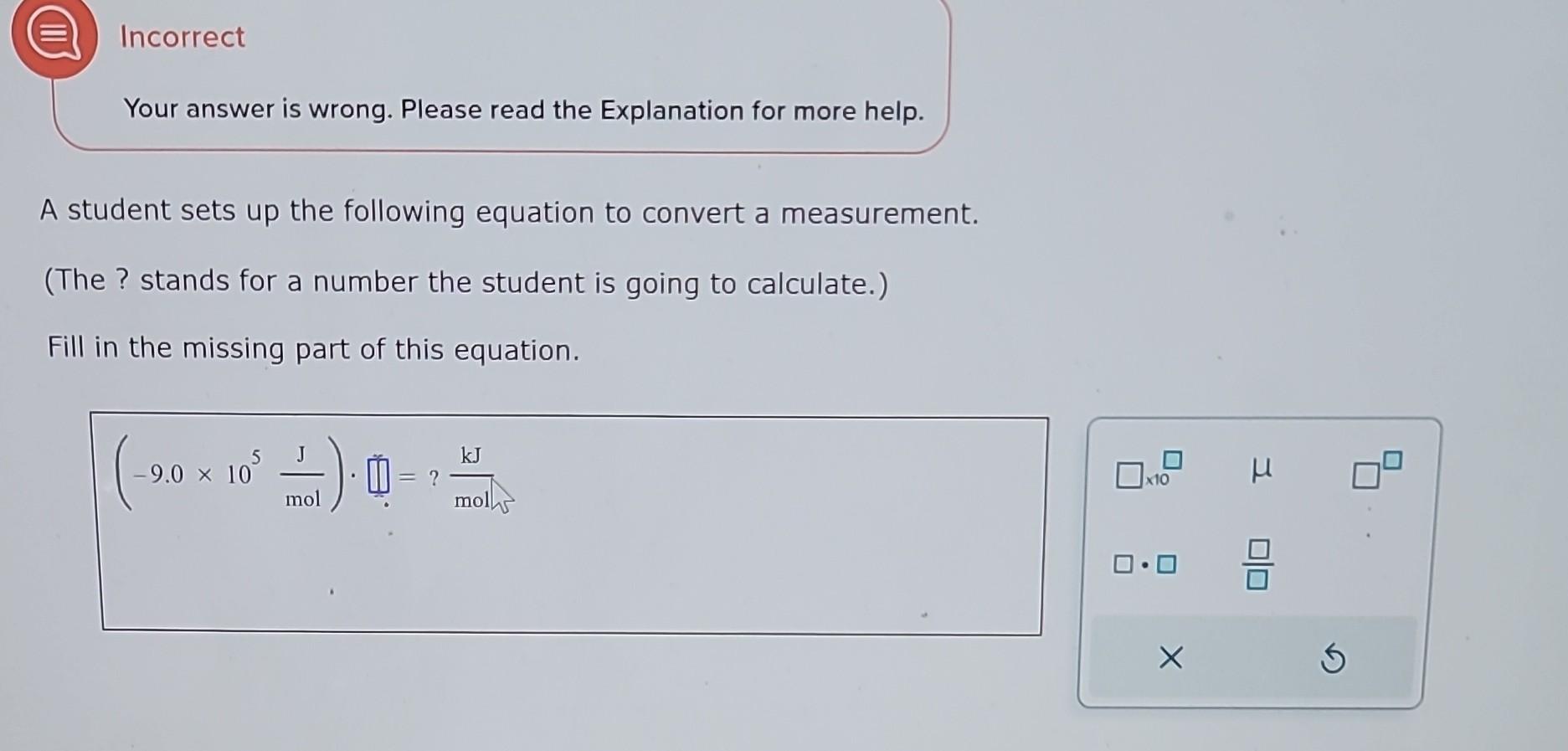 Solved Incorrect Your answer is wrong. Please read the | Chegg.com