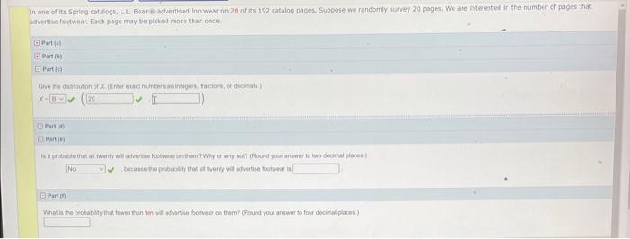 Solved In one of its spring catalogs L.L. bean advertised | Chegg.com