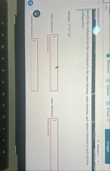 Solved 14800ResourcesSolutionAl TutorTry AgainQuestion 33 | Chegg.com