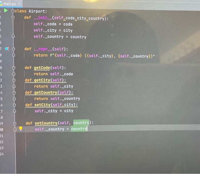 Solved main.py xThe Flight file must contain a class called | Chegg.com