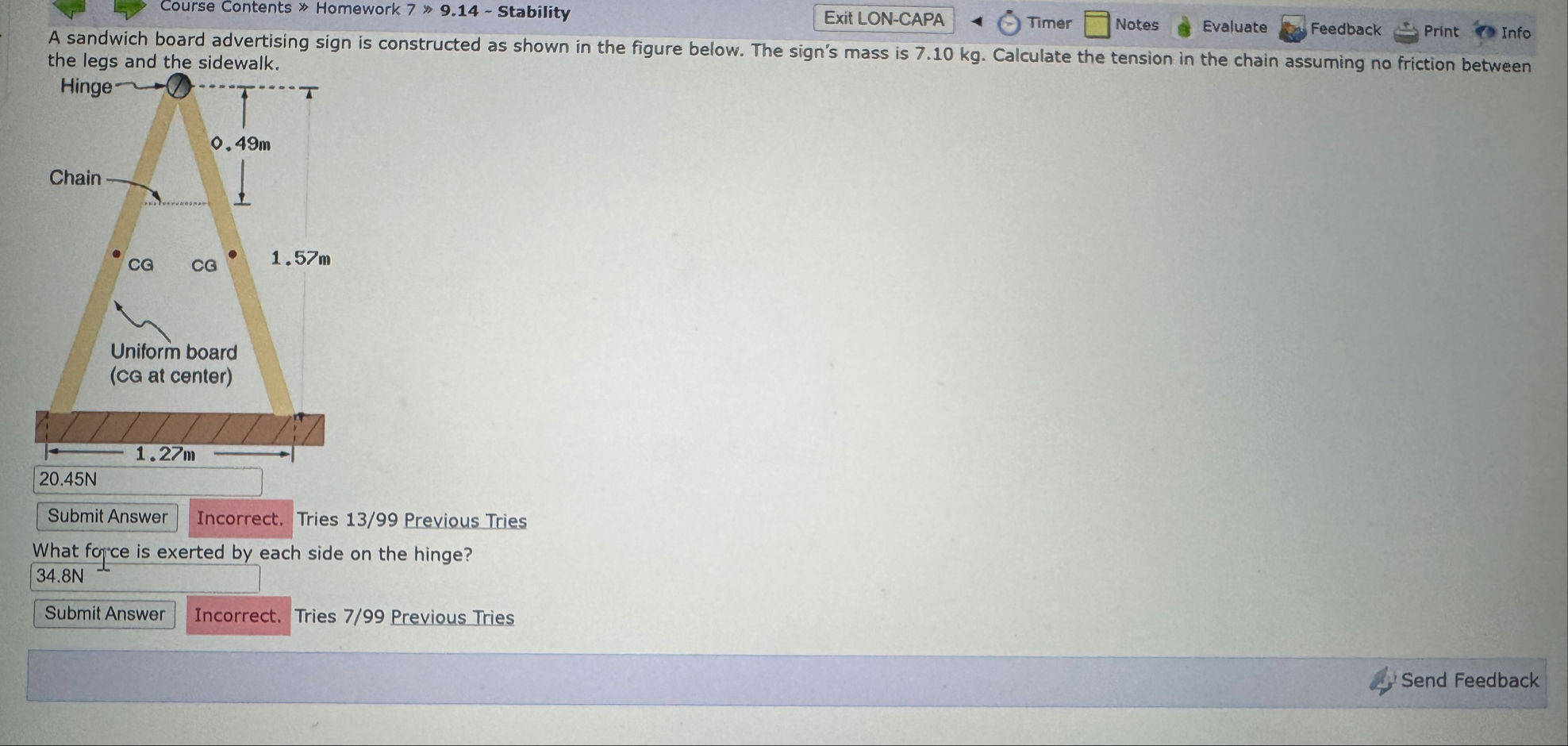 Solved i need help solving this problem, i cannot figure it | Chegg.com