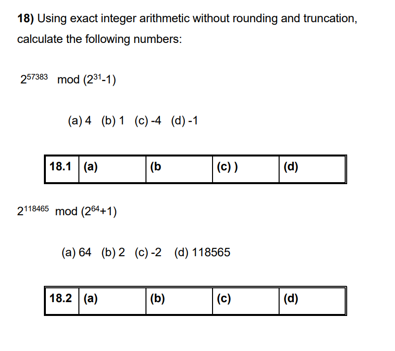 Solved Calculate without using any calculator or | Chegg.com