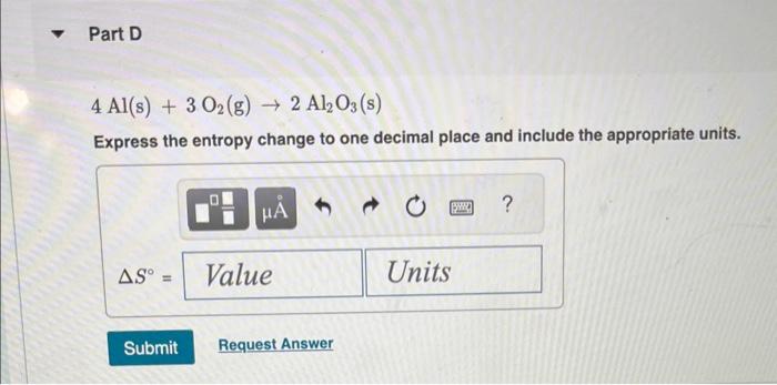 Solved Use the standard molar entropies in the table to | Chegg.com