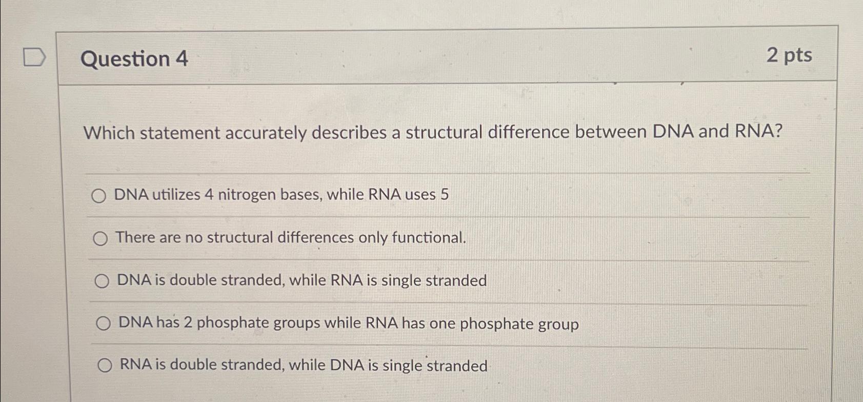 Solved Question 42 ﻿ptsWhich statement accurately describes | Chegg.com