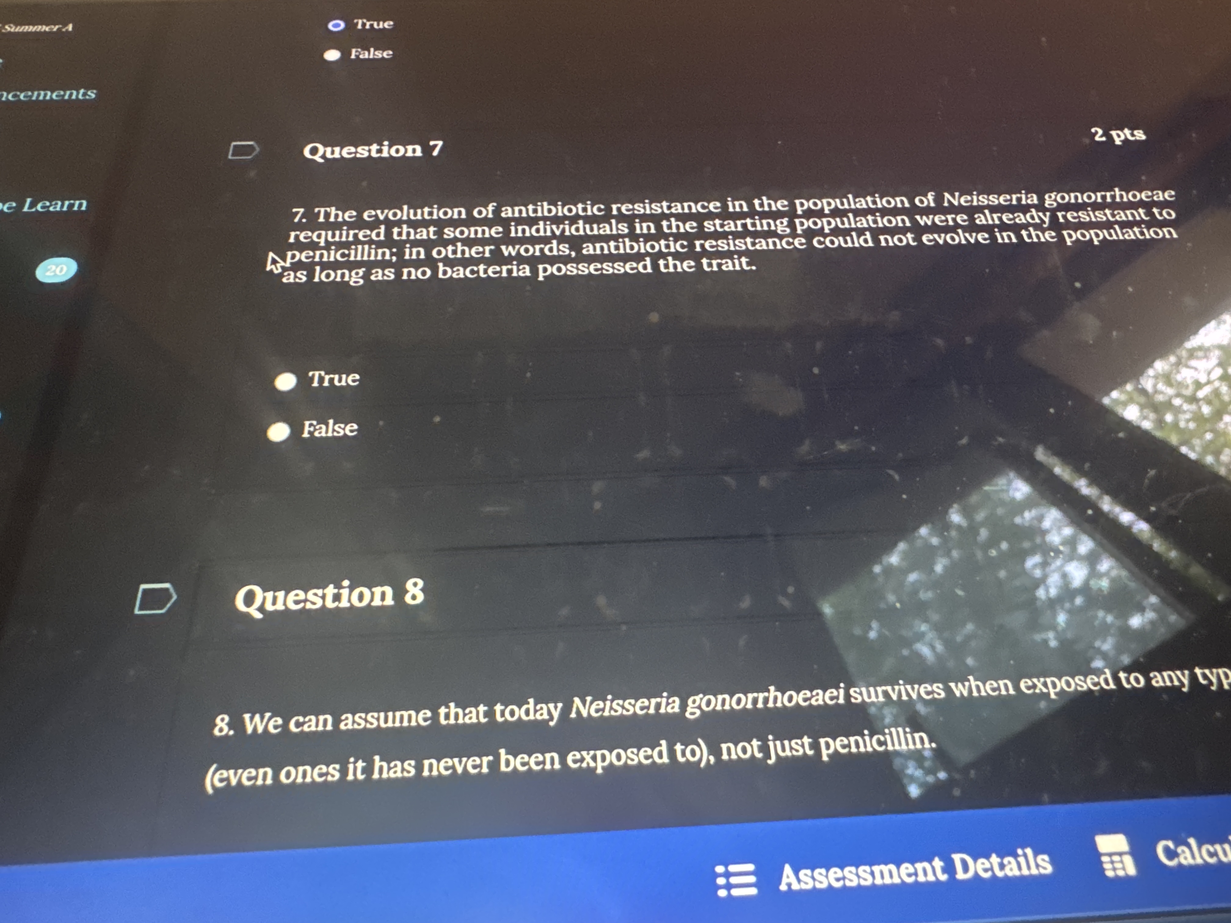 Solved Question 77. ﻿The evolution of antibiotic resistance | Chegg.com
