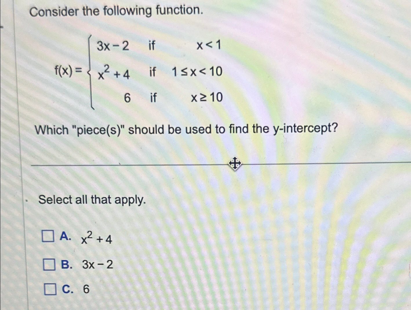 Solved Consider the following | Chegg.com