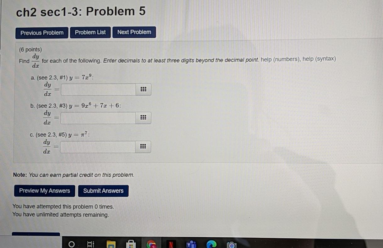 Solved ch2 sec1-3: Problem 5 Previous Problem Problem List | Chegg.com Solved ch2 sec1-3: Problem 5 Previous Problem Problem List | Chegg.com