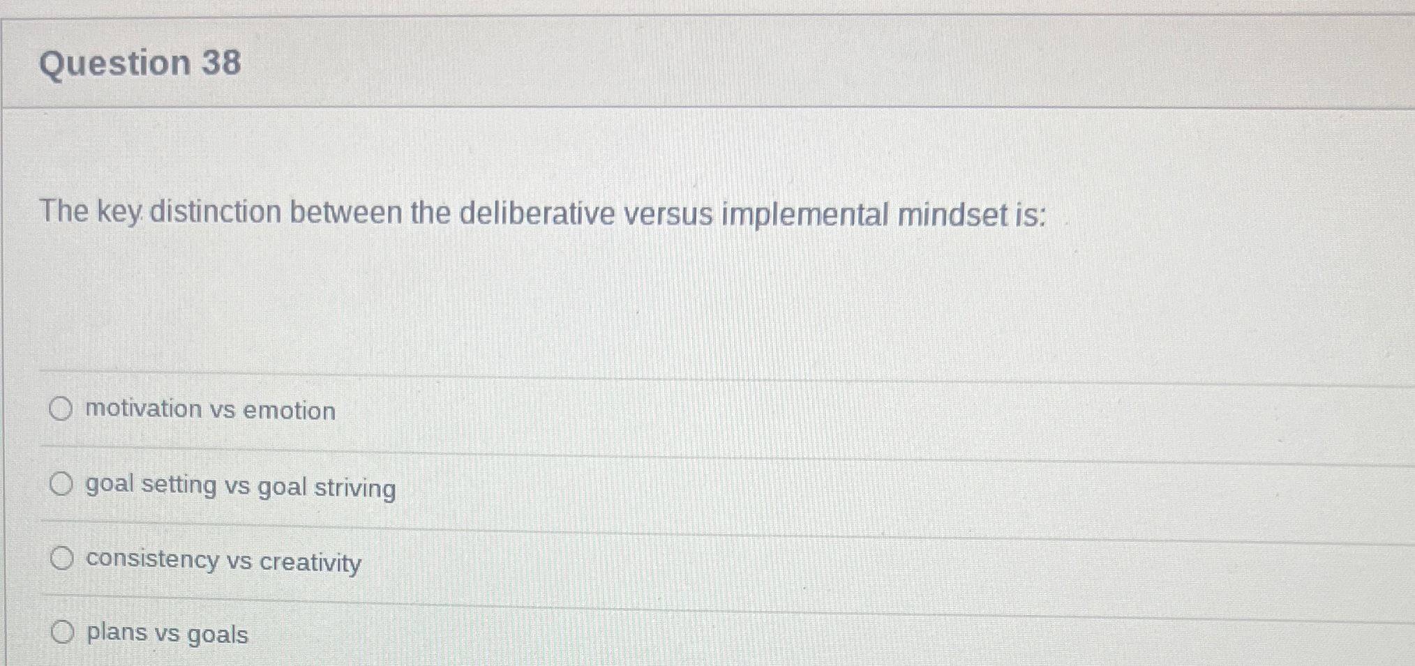 Solved Question 38The key distinction between the | Chegg.com