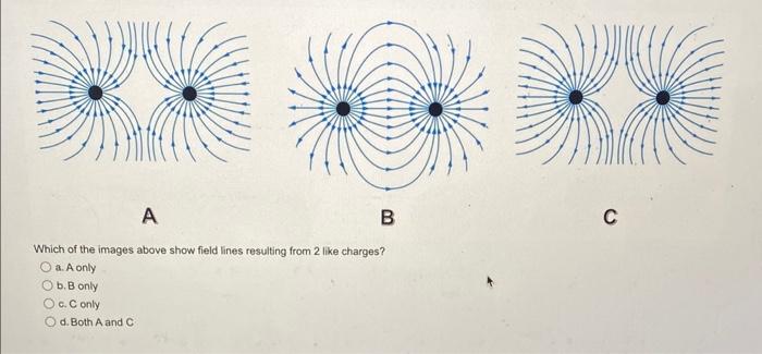 Solved Which of the images above show field lines resulting | Chegg.com
