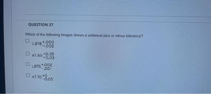 Solved Which of the following images shows a unilateral plus | Chegg.com
