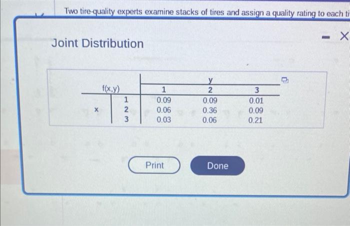 Solved Two tire-quily expents examine stacks of tires and | Chegg.com