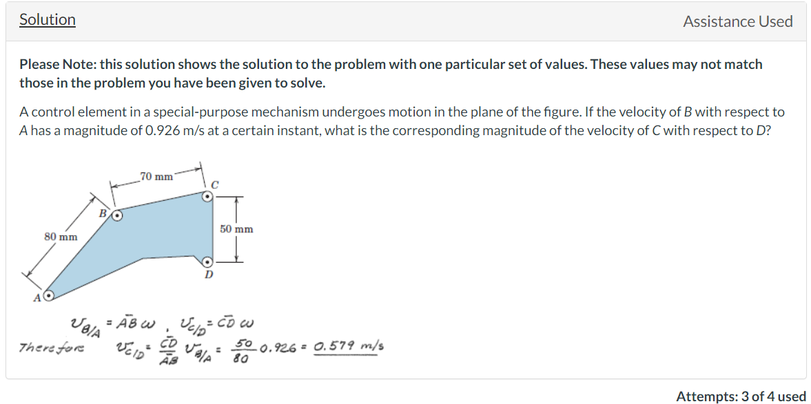 Solved This problem's answer uses the definition of angular | Chegg.com