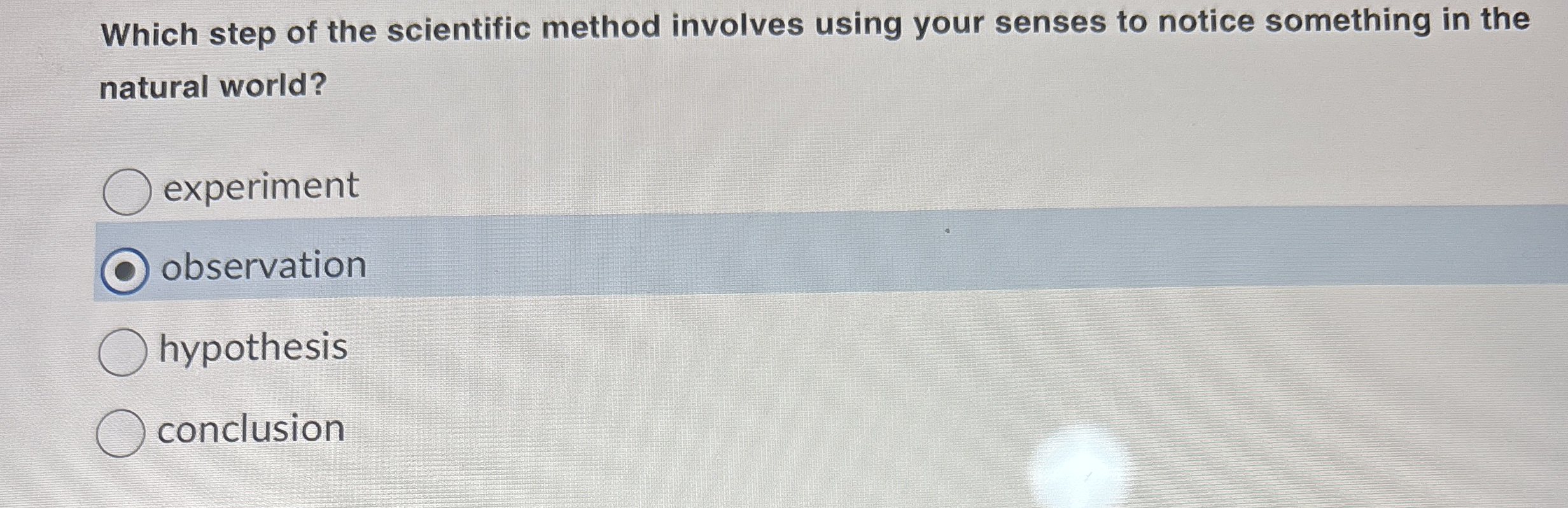 Solved Which step of the scientific method involves using | Chegg.com