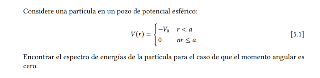 Solved Consider a particle in a spherical potential well: | Chegg.com