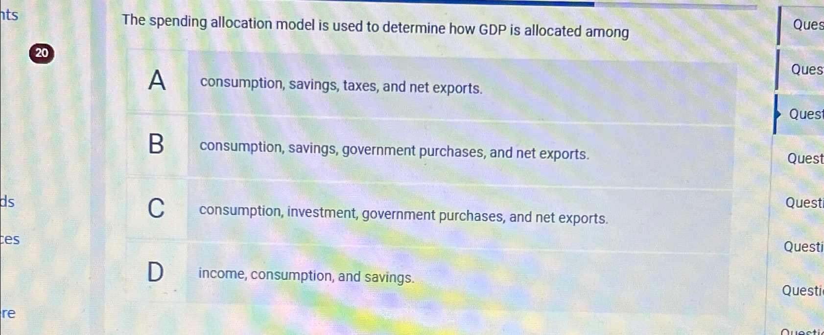 Solved The Spending Allocation Model Is Used To Determine