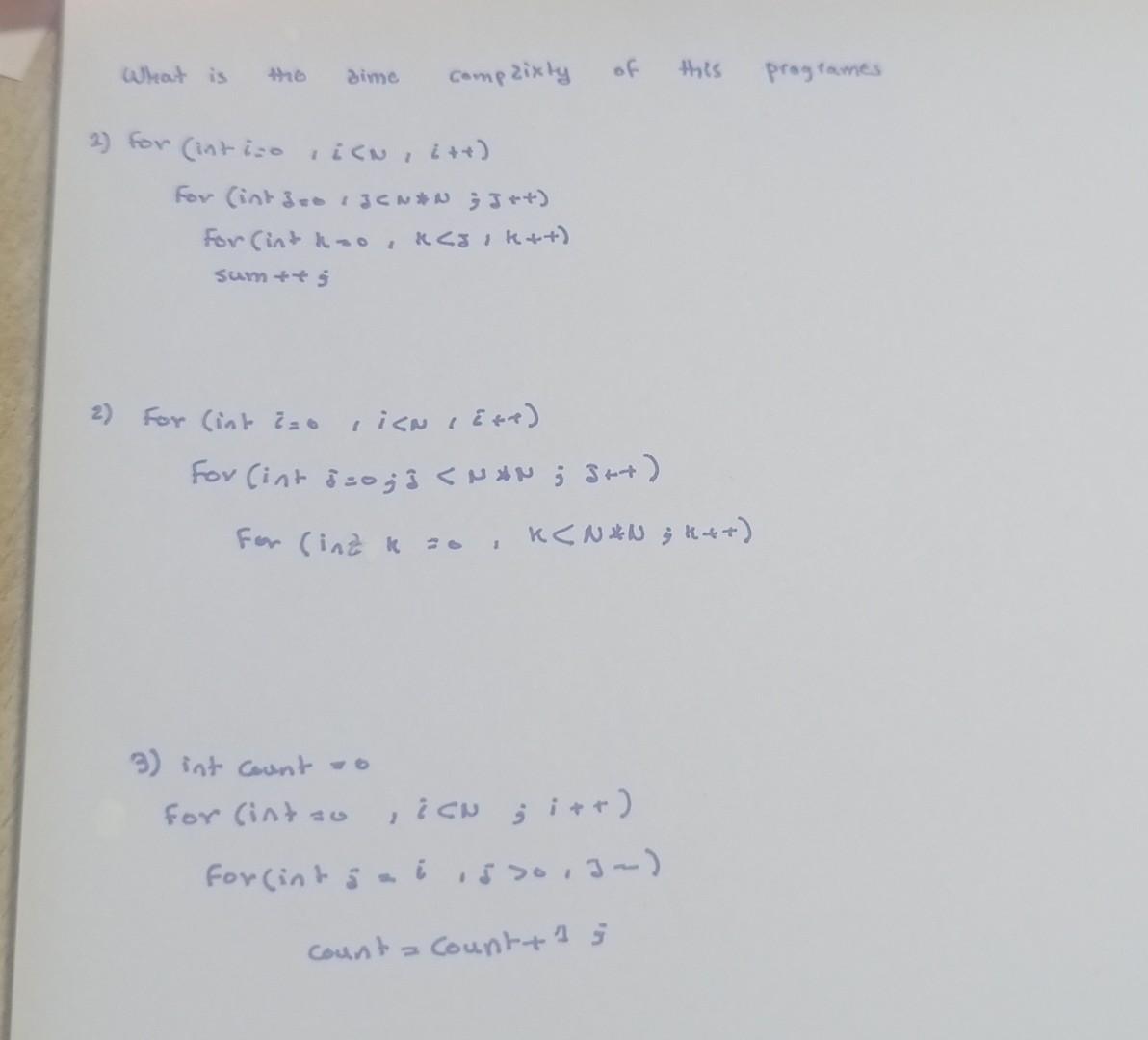 Solved 4) For ( int b=0;i0,j−) count = count +1j6) for ( int | Chegg.com