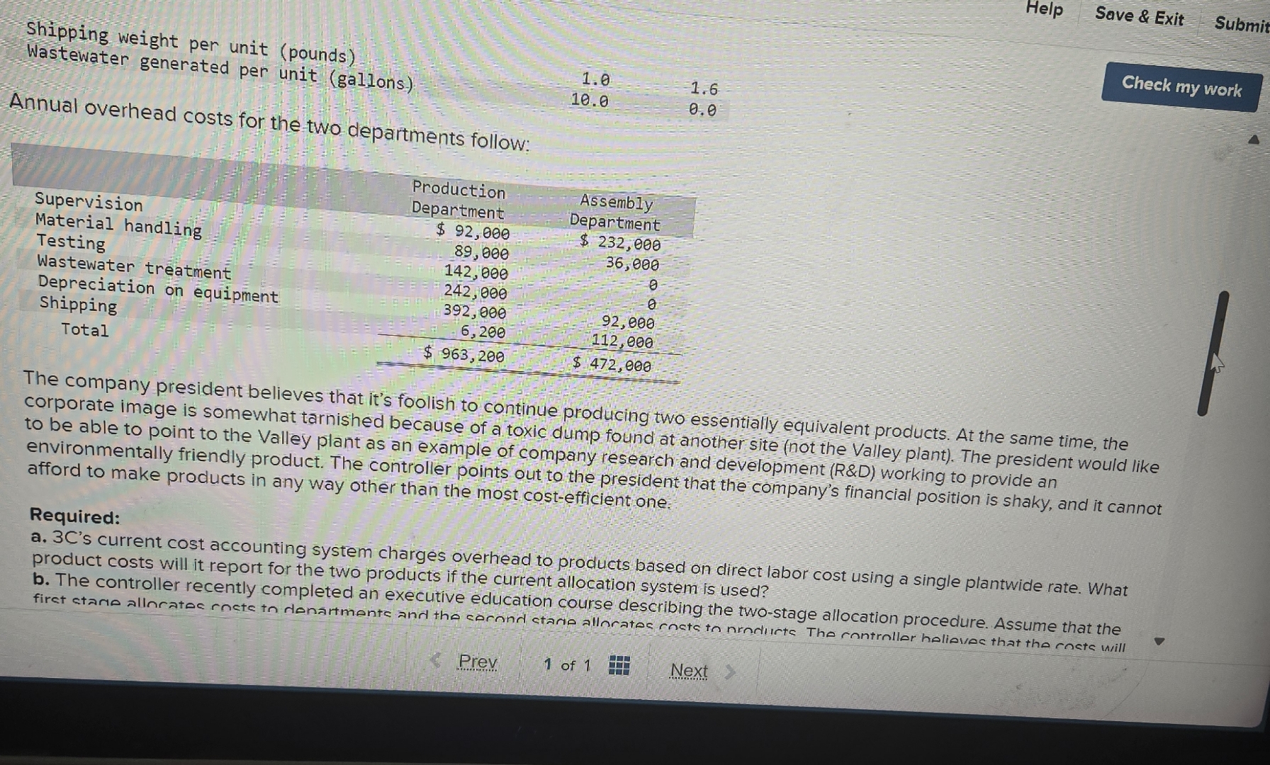 California Circuits Company (3C) ﻿manufactures a | Chegg.com