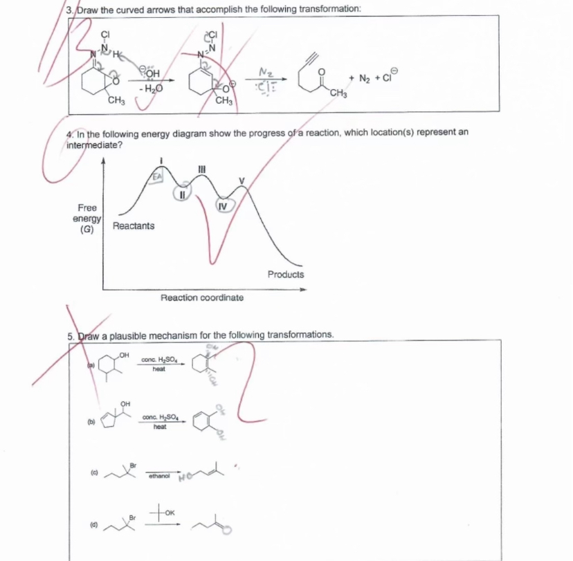 Solved Draw the curved arrows that accomplish the following | Chegg.com