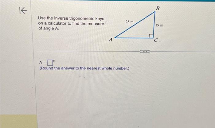 Solved Use the inverse trigonometric keys on a calculator to | Chegg.com