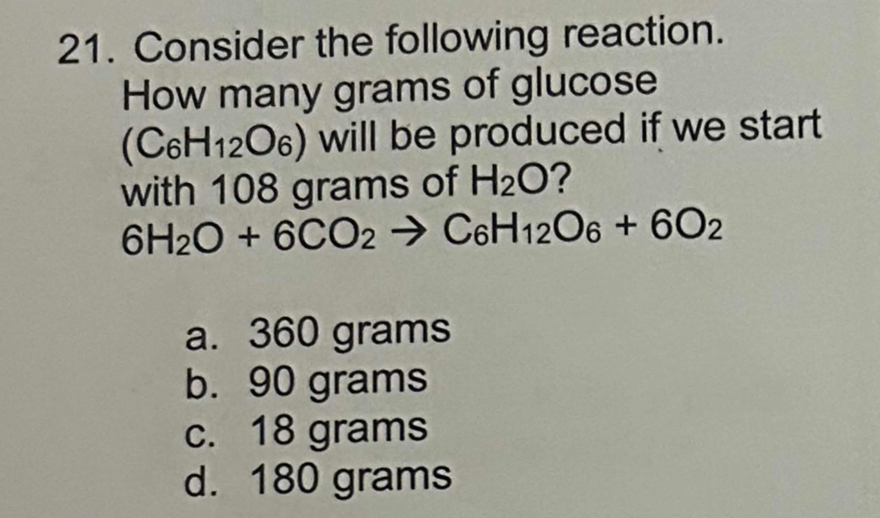 Solved Consider the following reaction.How many grams of | Chegg.com