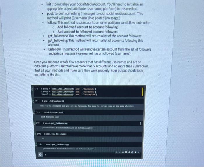 Solved 25 Socialmediaaccount Class Extra Credit [3pts]