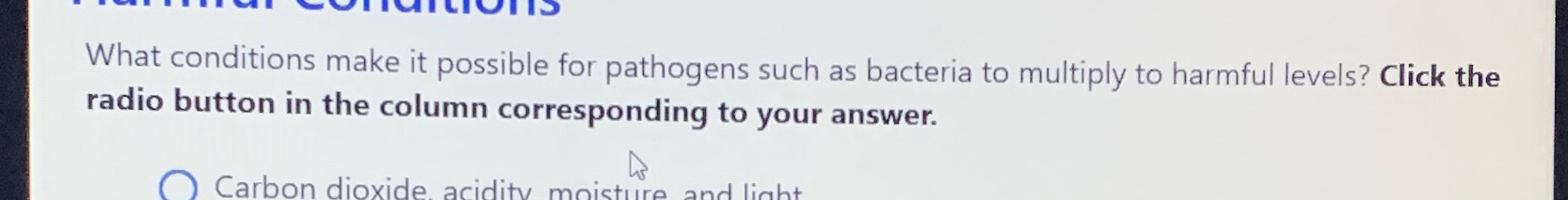 Solved What conditions make it possible for pathogens such | Chegg.com