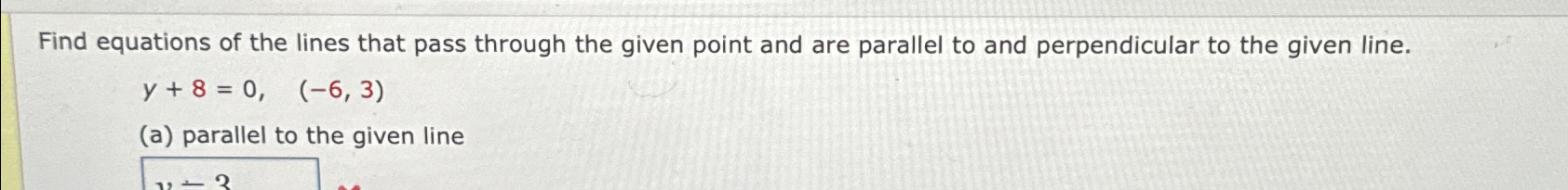 Solved Find equations of the lines that pass through the | Chegg.com