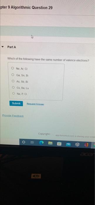 Solved pter 9 Algorithmic Question 29 Part A Which of the | Chegg.com Solved pter 9 Algorithmic Question 29 Part A Which of the | Chegg.com