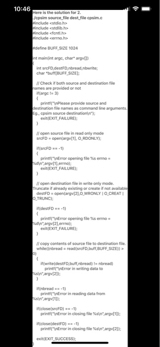 Solved I need C codes for linux platform. only for #3 | Chegg.com